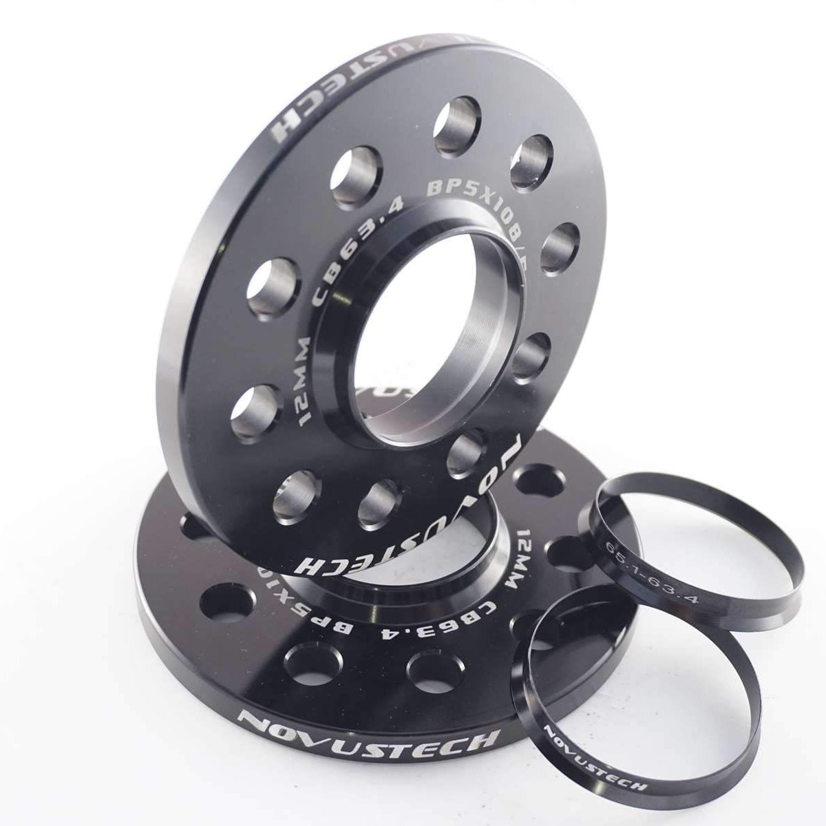 Wheel Spacers: CB: 63.4 / 65.1mm 5x108 / 5x110 12mm – Novustech.ca